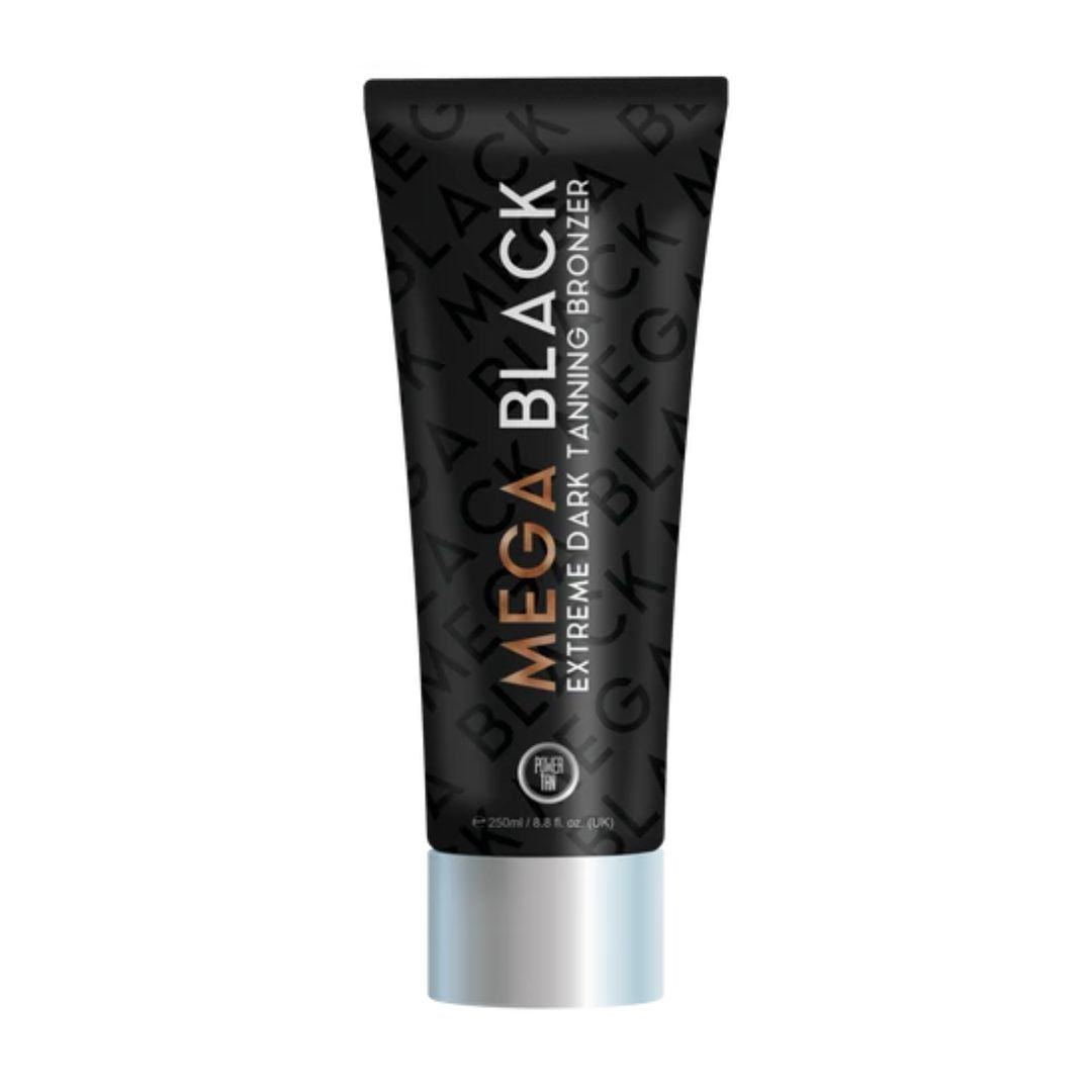 Power Tan Mega Black 250ml - Premium Tanning Accelerator – MEGATAN